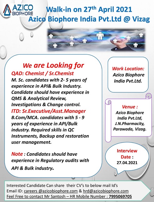 AZICO Biophore walk in drive - Pharma Dekho